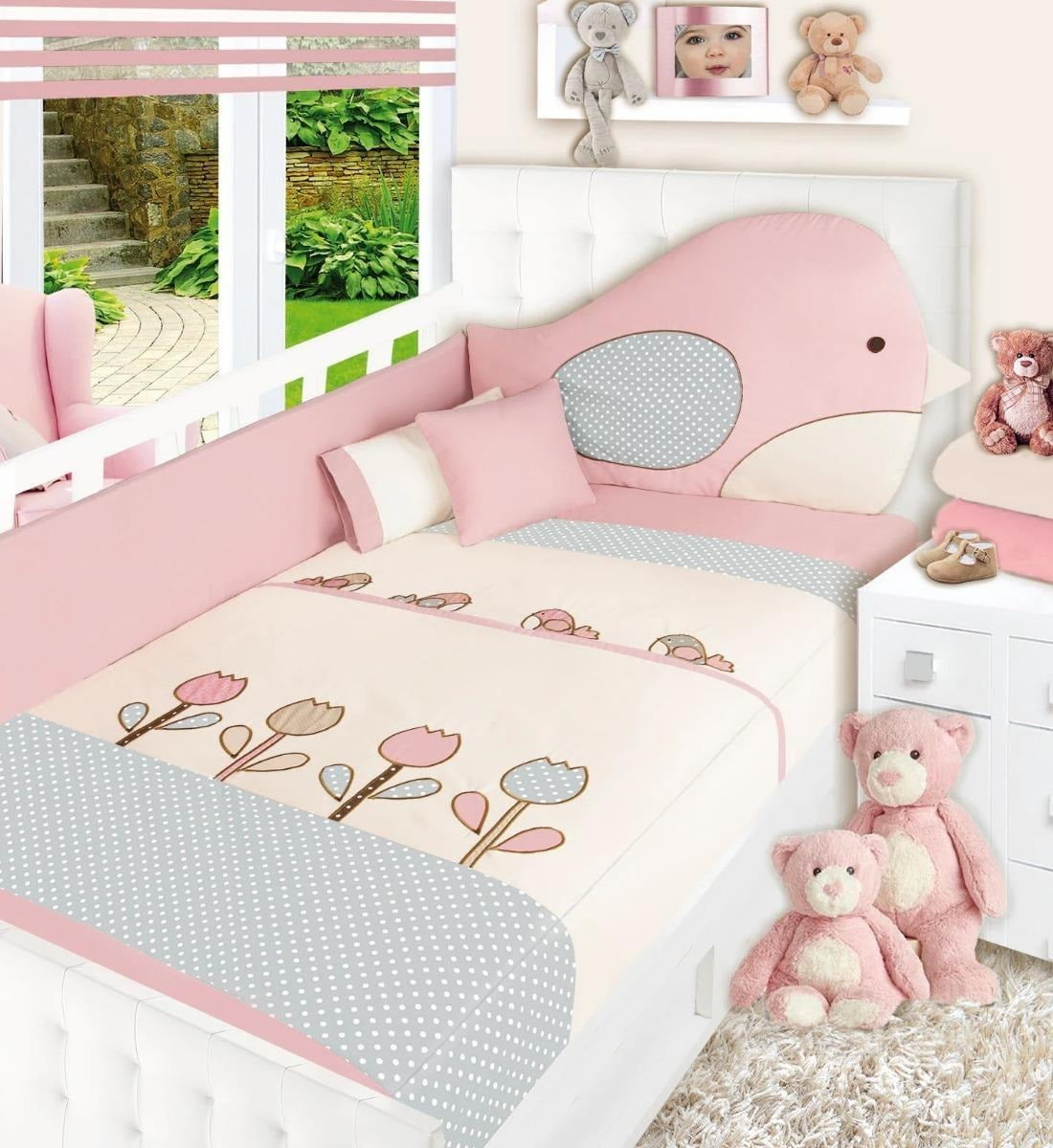 Set Edredon Cuna Cama Corral Baby Baby 7 Piezas Tuli | Walmart en línea