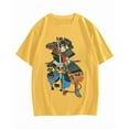 Dog vs Samurai Cotton casual T-shirt - Walmart.com