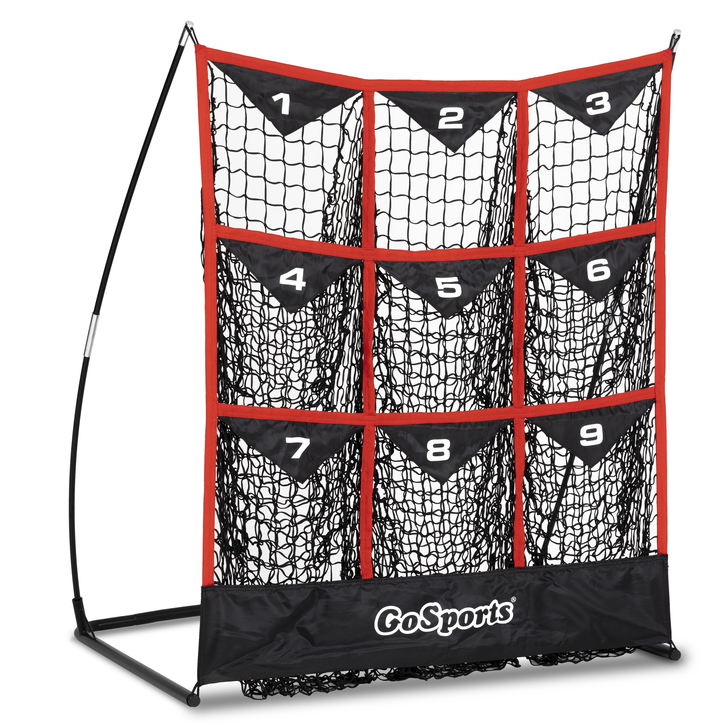 GoSports 9 Pocket Baseball and Softball Pitching Strike Zone Target Net ...