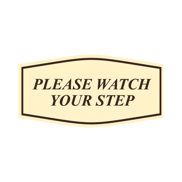 Caution Step Up Sign - Walmart.com