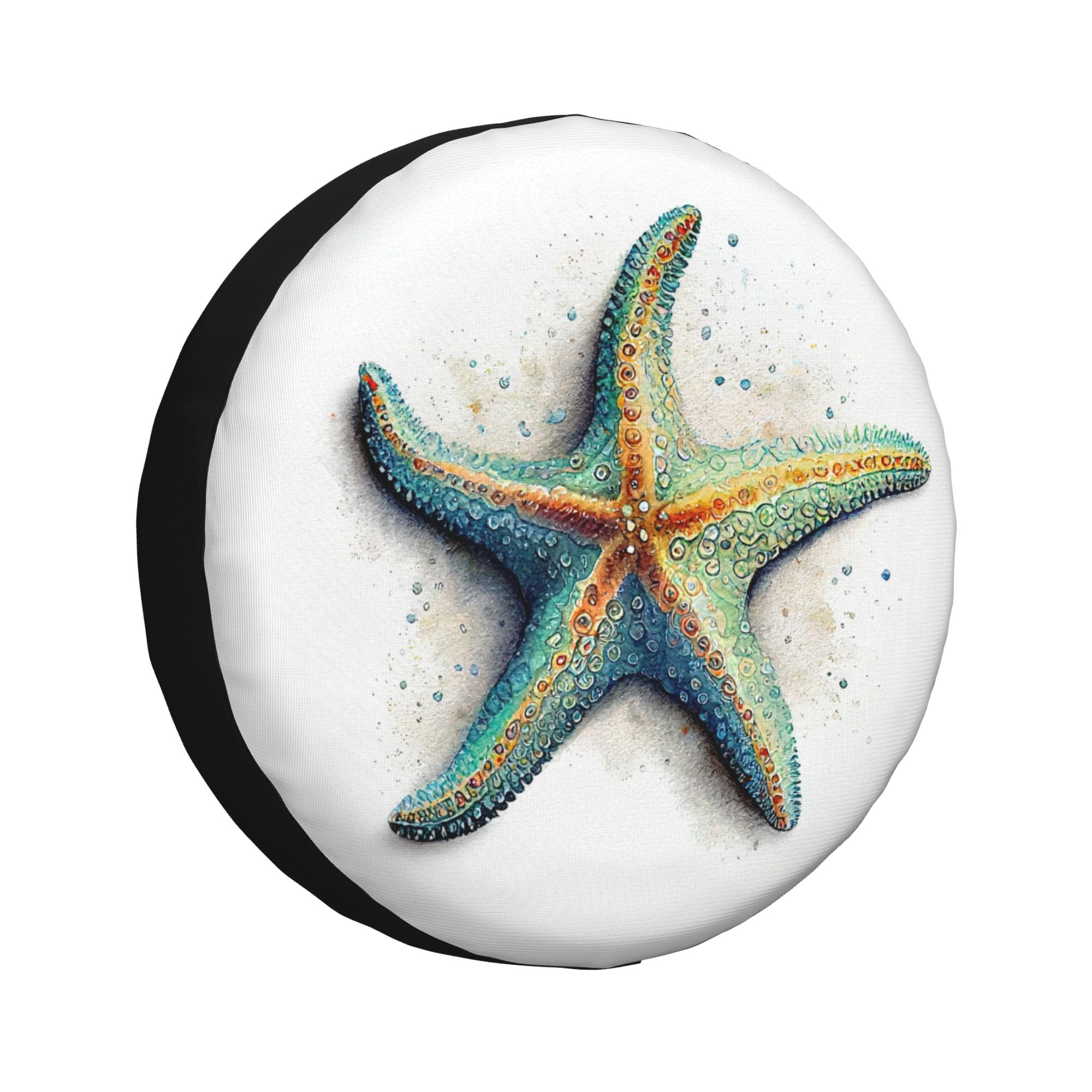 XMXY Starfish Beach Sea Spare Tire Cover, Universal Waterproof Cover ...