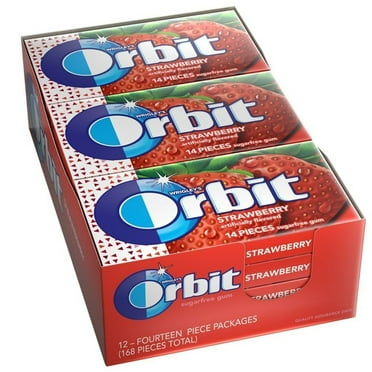 Orbit Strawberry Remix Gum, 14 Pieces - Walmart.com