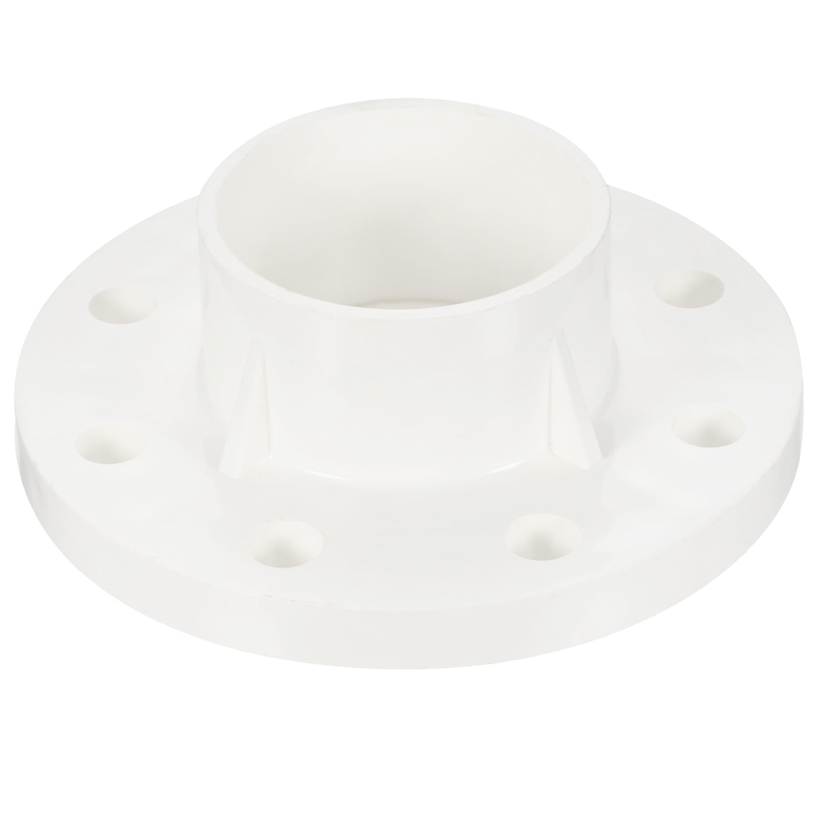 Uxcell 90mm/3.54 Inch PVC Pipe Fitting, Flange Pipe Socket Coupling ...