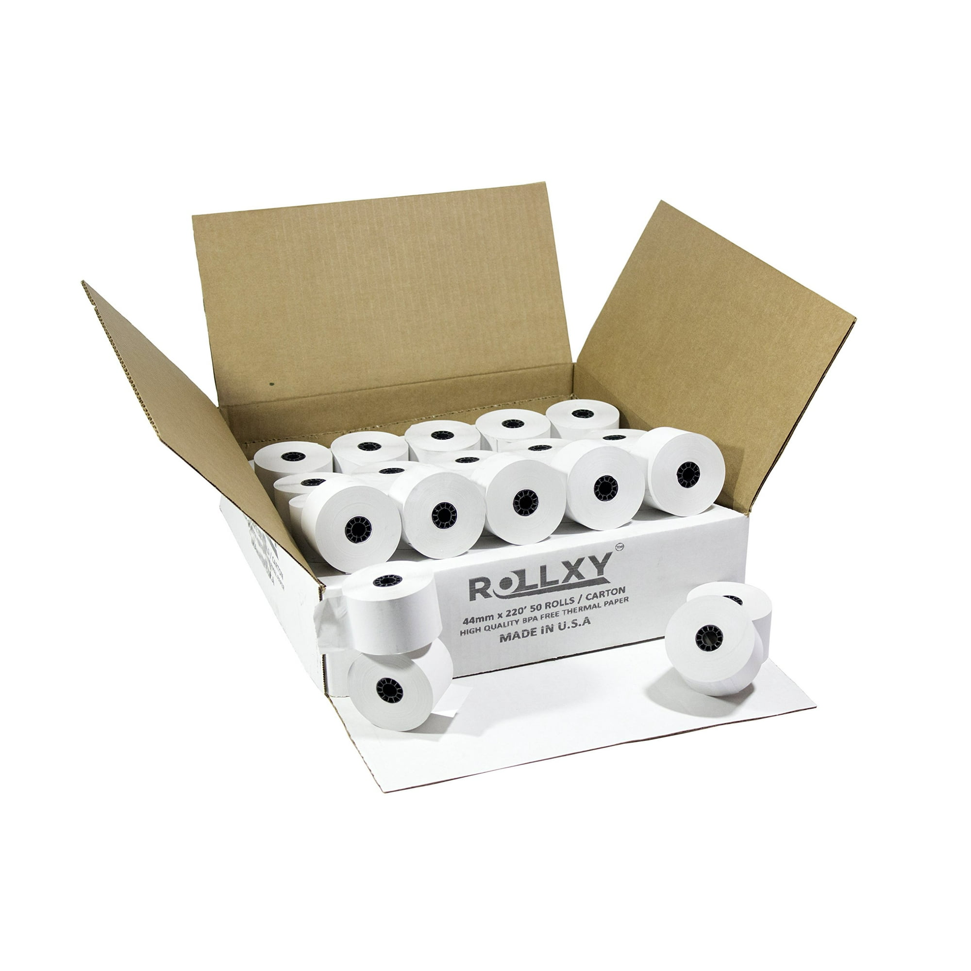 Click here for Pos Paper 50 Rolls - 44mm X 220 Thermal Paper (Sha... prices