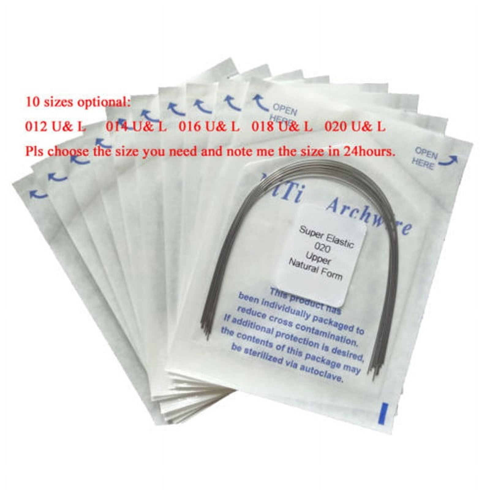 1 Pack Orthodontic Dental Super Elastic Oval Form Niti Round Arch Wires ...