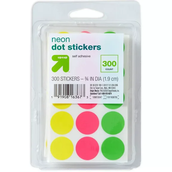 Gold Dots stickers, Round label dots 25mm - 120 pack by Royal Green ...