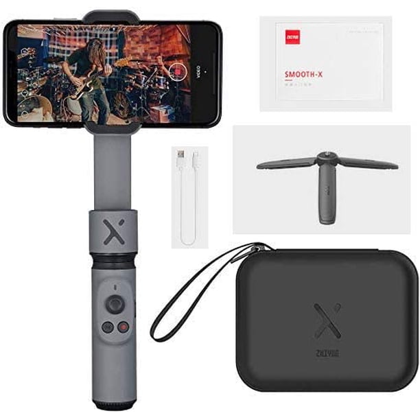 Kit combinado Smooth X con mini trípode y bolsillo de 2 ejes Levamdar ...