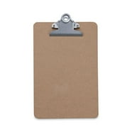 Universal Hardboard Clipboard, 3/4" Capacity, Holds 5w X 8h, Brown ...