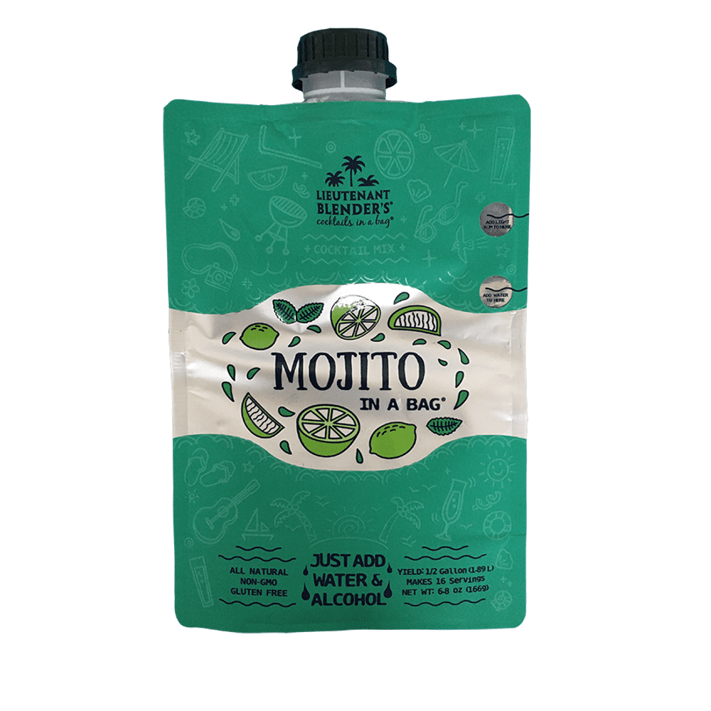 Lt. Blender's Mojito in a Bag Cocktail Mix, Non-GMO, 5 Pack - Walmart.com