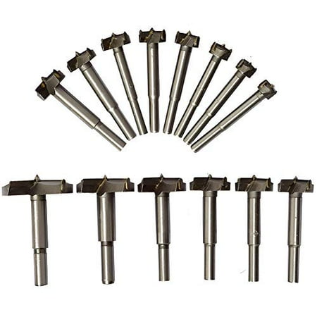 Woodworking Forstner Drill Bit Sets, Knugoua Carbide Tungsten Steel ...
