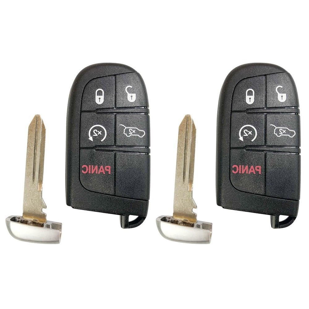 2 Keyless Smart Remote Car Key Fob Replace For Dodge Chrysler M3N ...