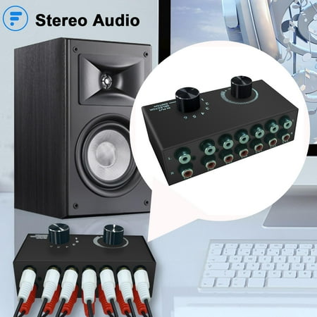 Audio /Audio Signal Selection Switcher Switch /Sound Receiver /Portable ...