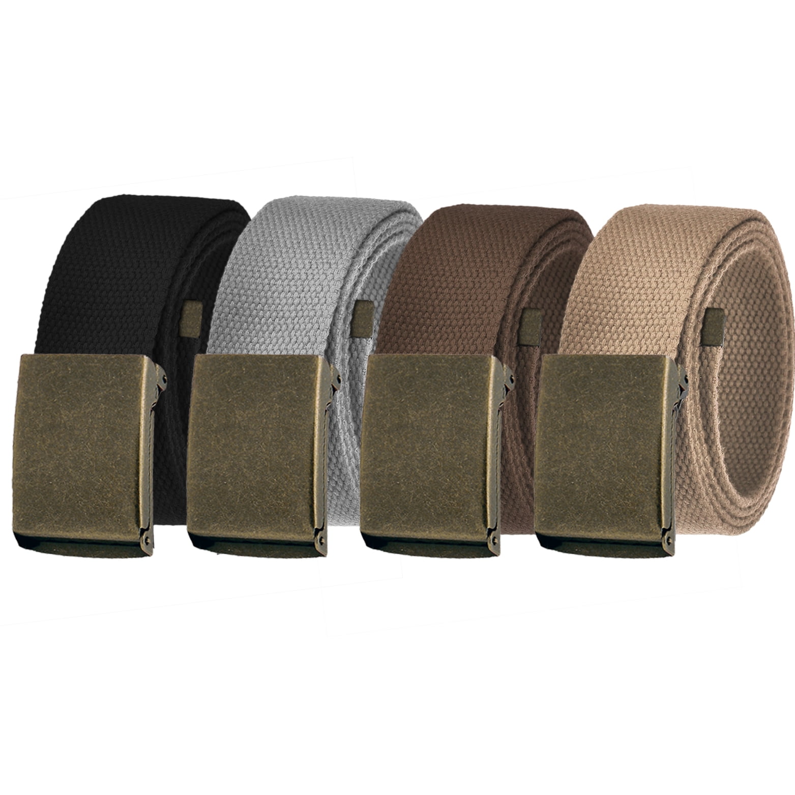 Men's Essentials Adjustable Belt Pack High Strength Canvas Web Belt ...