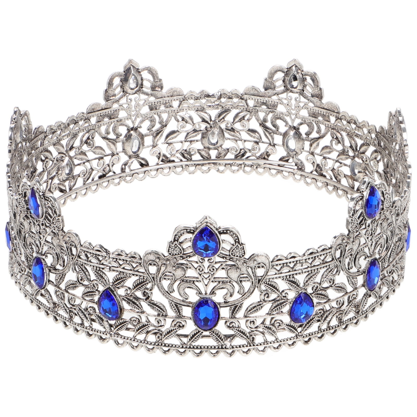 Diadema con corona de rey gótica, corona barroca, corona de disfraz ...