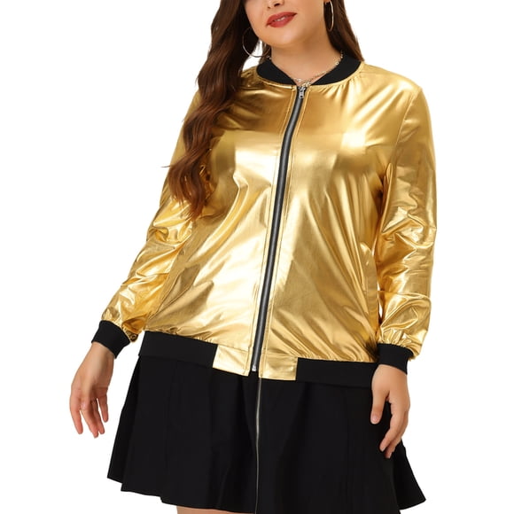 Plus Size Bomber Jacket Women