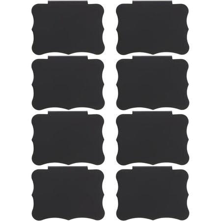 ULTECHNOVO 8pcs Black Labels Clip On Bin Clip Labels Metal Label Holder ...