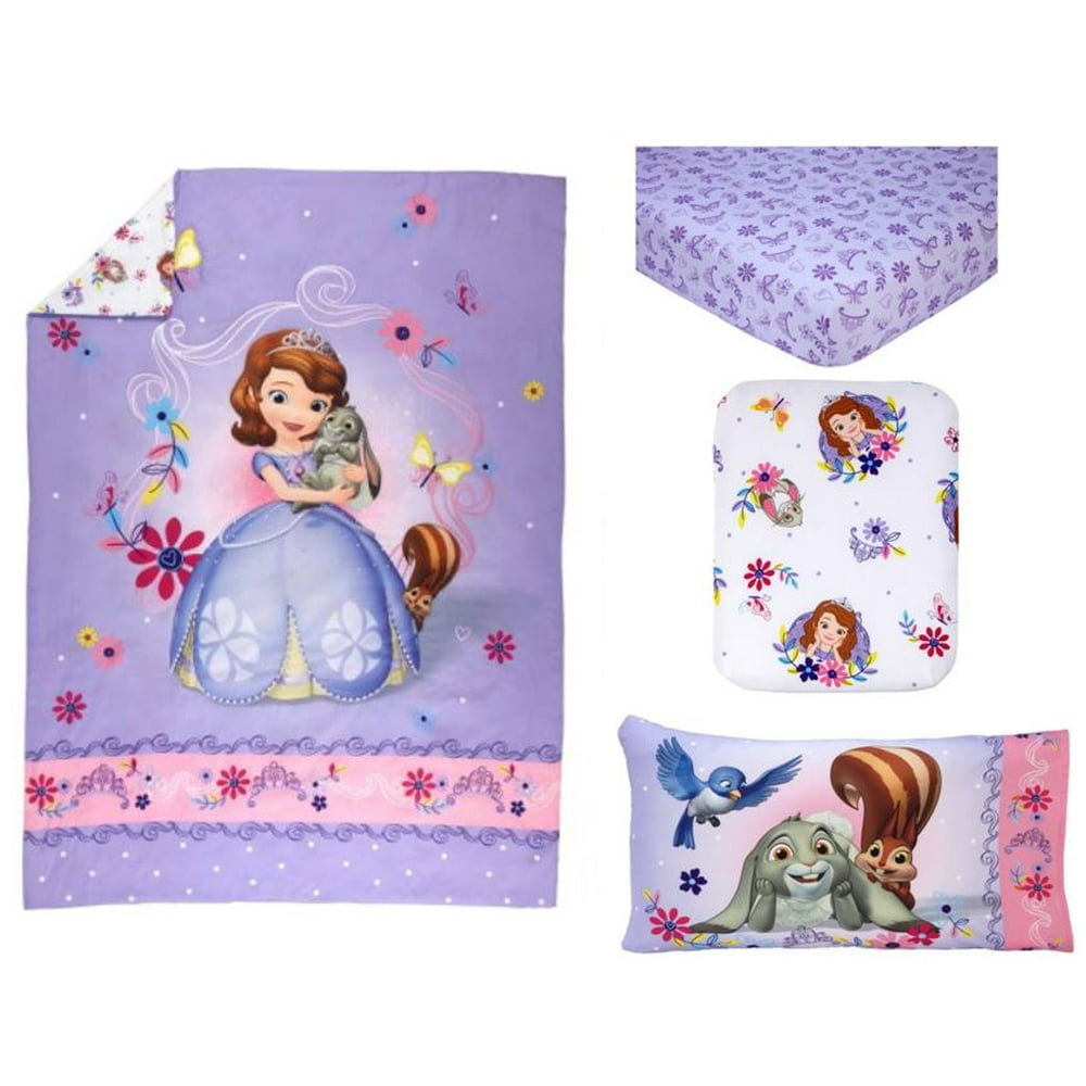Sofia Friends are Magic 4-Piece Toddler Bedding Set - Walmart.com - Walmart.com