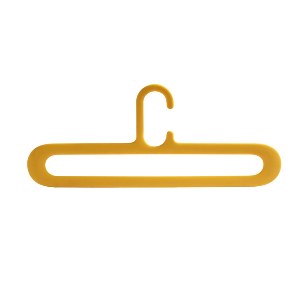 Non Marking Non Slip Hangers Sleek Rounded Hangers with Windproof Hook ...
