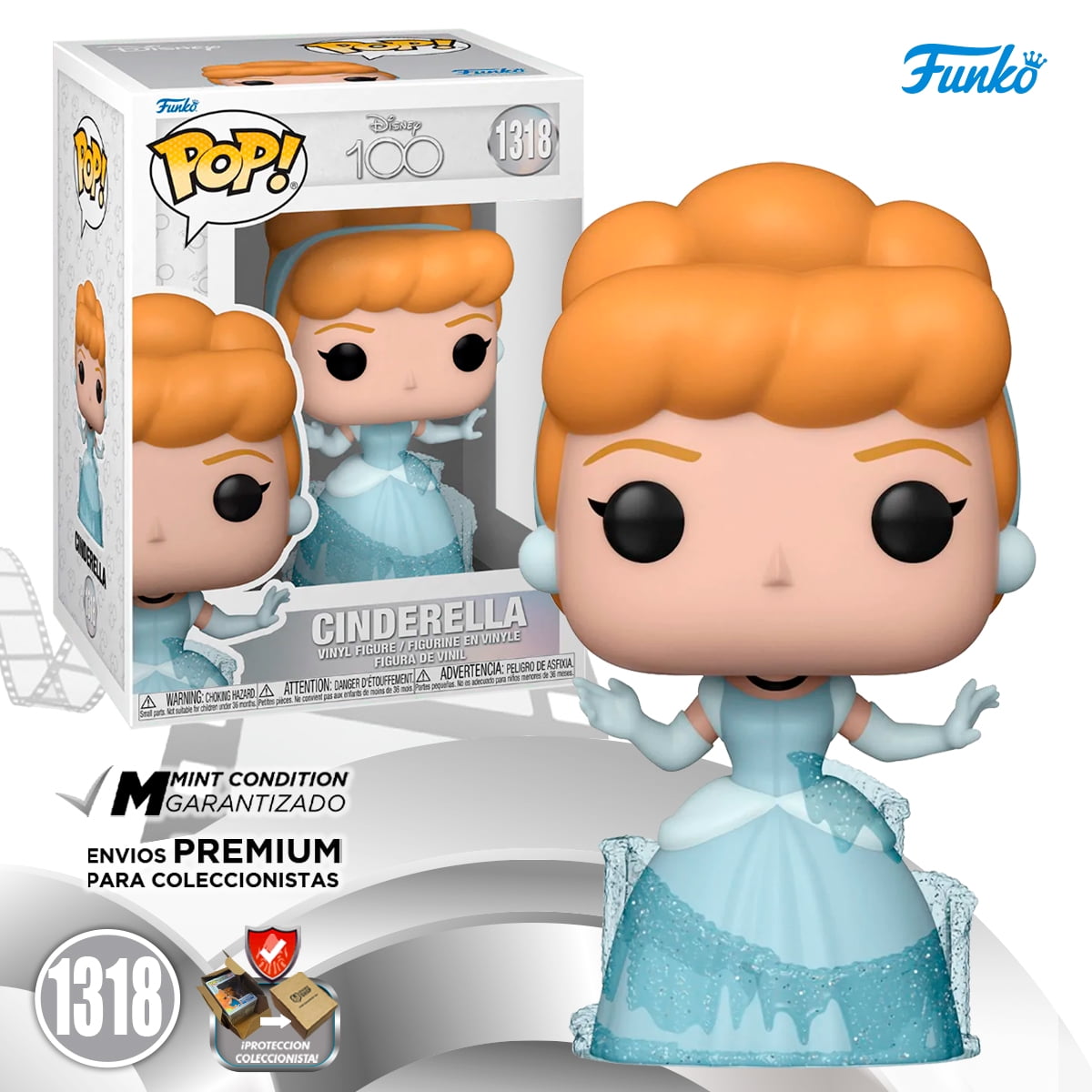 Funko Pop Cenicienta #1218 Aniversario 100 Años | Walmart en línea
