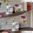 60-Spool Wooden Sewing Thread Organizer Rack - Natural Wood - Walmart.com