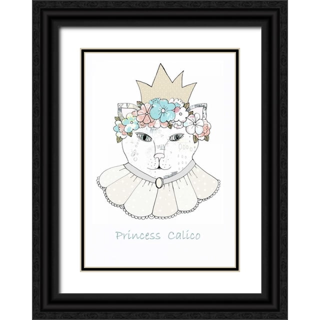Ogren, Sarah 11x14 Black Ornate Wood Framed with Double Matting Museum ...