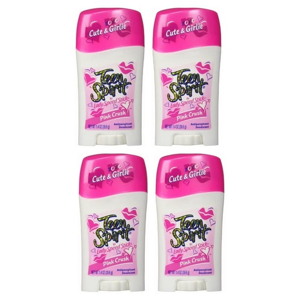 Teen Spirit Anti-Perspirant Deodorant Stick, Pink Crush 1.40 oz (Pack ...