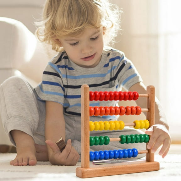Rainbow Abacus with 100 Beads Math Counting Bead Abacus for Gift ...