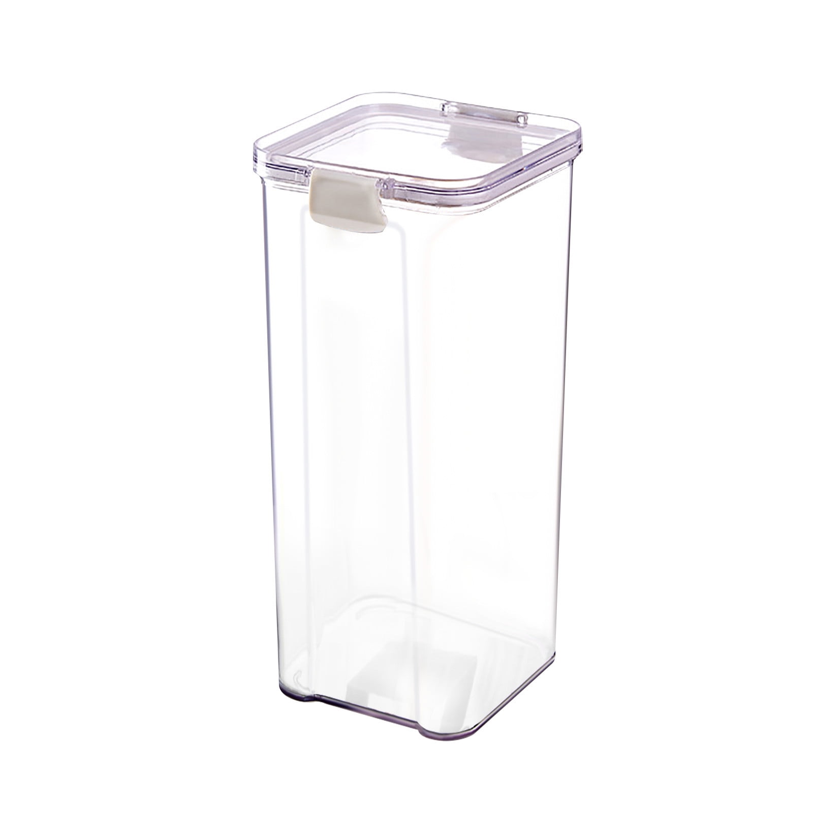 Airtight Glass Storage Canister, Clear Food Storage Container Jar with ...