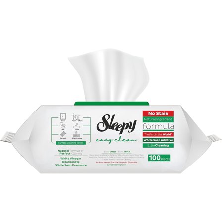Sleepy Easy Clean All Purpose Cleaning Wet Wipes, Disposable Multi ...