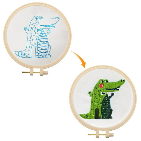 Embroidery Thread Kit DIY Crossed Stitch Set Sewing Thread Frame Kit ...