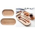 ANXPTIME Appetizer Serving Plate Decorative Wooden Dessert Platter ...