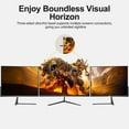 Gawfolk 24” High Hz PC Monitor, Full HD 1080P, Ultra-Thin Gaming ...