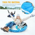 Snow Tube,Snow Sled Kids 47 Inch Inflatable And Winter Snow Tube Sled ...