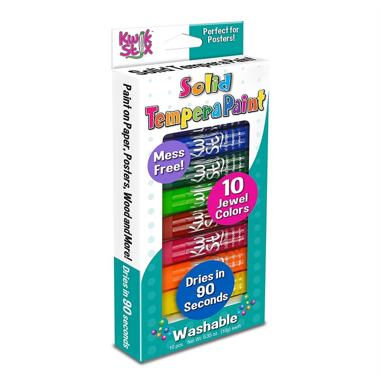 Click here for Kwik Stix Solid Tempera Paint Sticks 10/Pkg-Jewel... prices