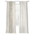 Abstract Gradient Mi-White Stripe Chiffon Sheer Curtains 84 Inches Long ...