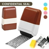 HOTBEST Identity Protection Roller Stamp Confidential Roller Stamp Anti ...
