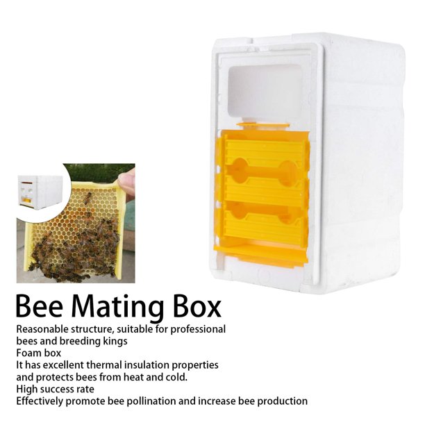 Mini Beehive Queen Bee Mating Box Pollination High Density Foam ...