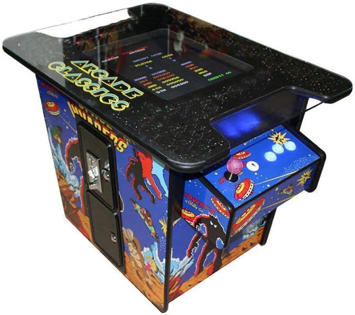 Cocktail Arcade Machine Video Game 22 LCD With 60 Classic Games
