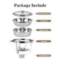 4 Packs Round Serving Platters, Buffet Catering Dishes for Home Dinner ...