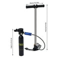 0.5L Mini Scuba Oxygen Diving Equipment Air Tanks High-Pressure Pump ...