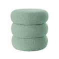 Mainstays Boucle Cloud Storage Ottoman, Sage - Walmart.com