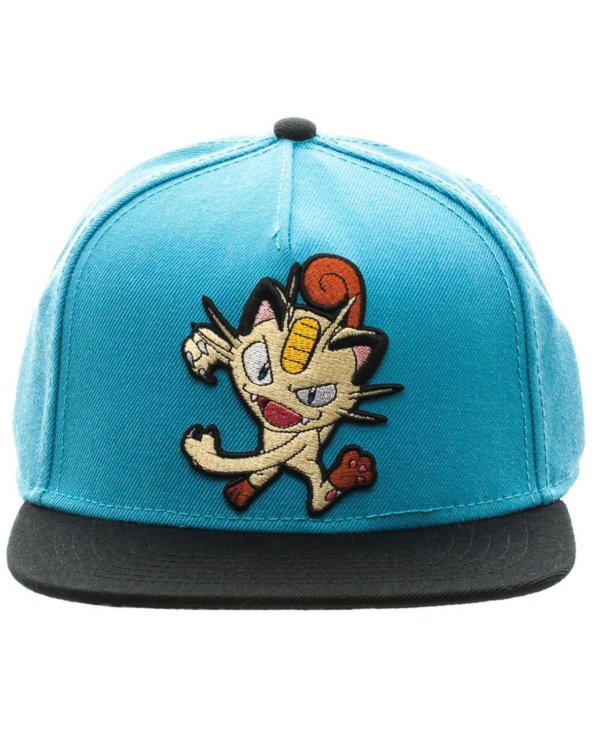 Bioworld Pokemon Meowth Color Block Snapback Hat - Walmart.com