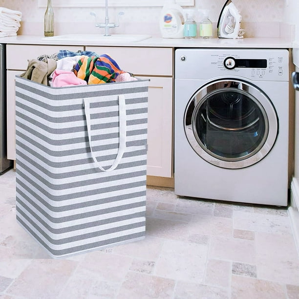 Collapsible Laundry Baskets, Large Basket for Laundry Room, Bedroom ...