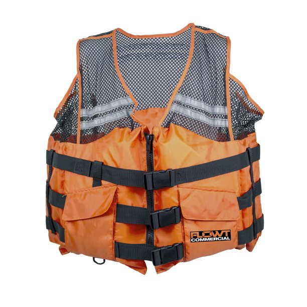 FLOWT Commercial Comfort Mesh Life Vest - USCG Approved Type III PFD ...