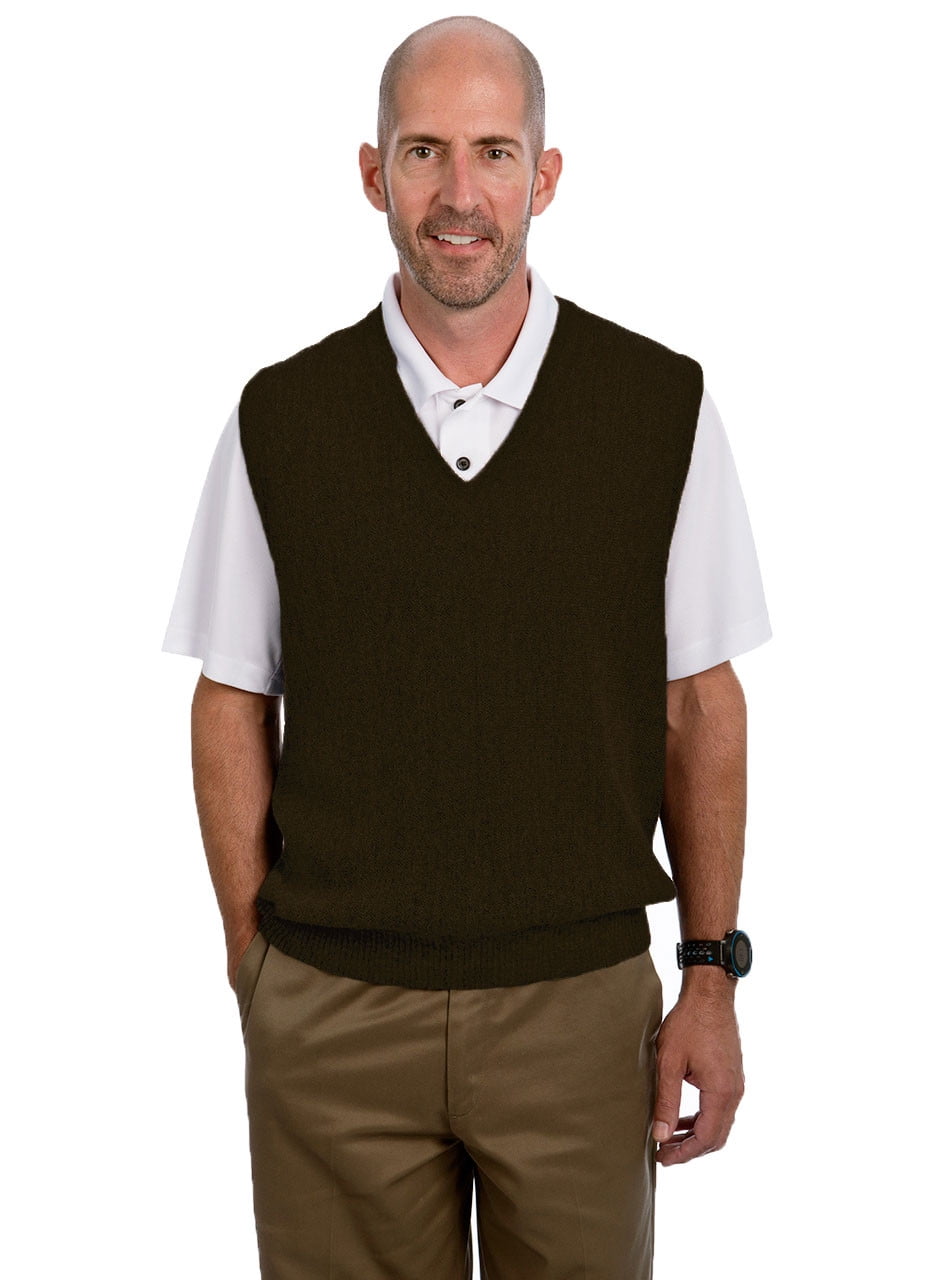 Inca Fashions - 100% Alpaca Golf Sweater Vest for Men in Many Colors ...