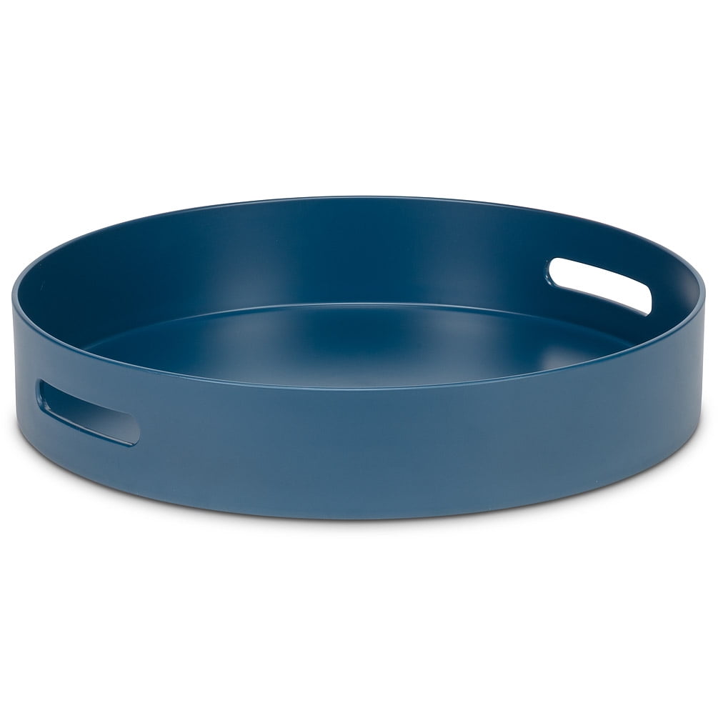 Set of 4 Matte Round Tray - Walmart.com