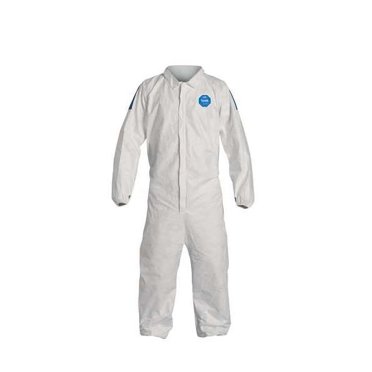 Tyvek Elastic-Cuff Hooded Coveralls w/Boots, White, 3X-Large, 25/Carton ...
