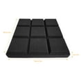 Riousery 12-Pack Acoustic Panels, 11.81x11.81x1.97 Inches / 30x30x5 cm ...