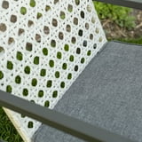 Manor Park Modern Patio Rattan Rocking Chair, Light Grey/Grey - Walmart.com