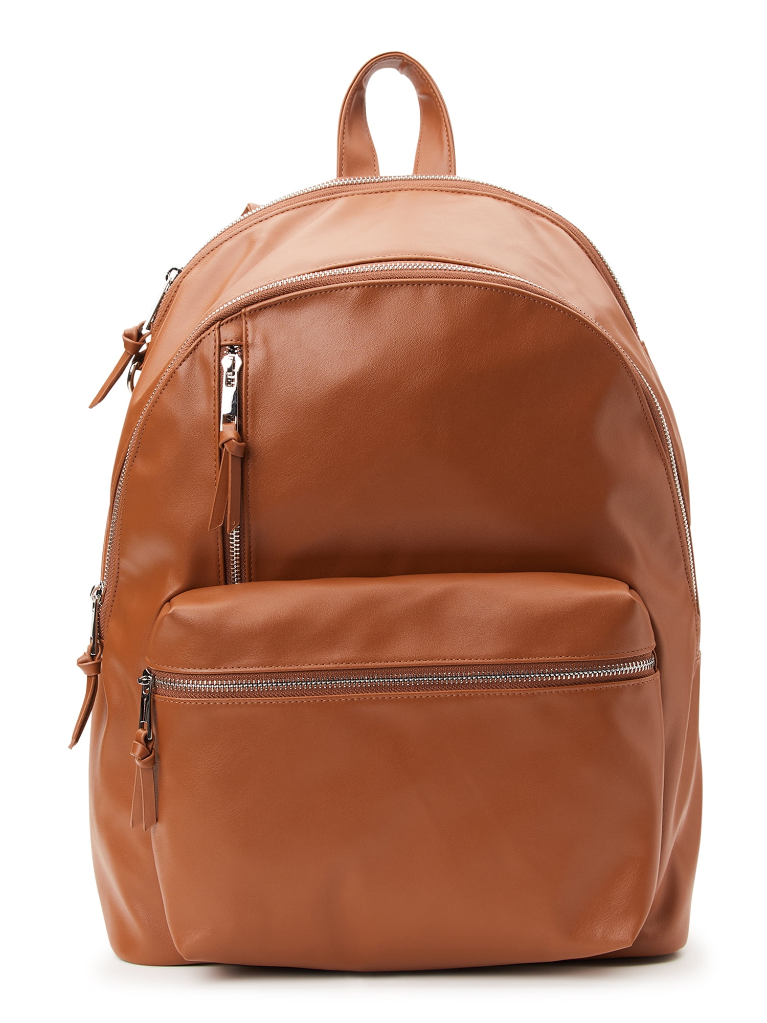 No Boundaries Juniors Dome Zip Backpack, Cognac - Walmart.com